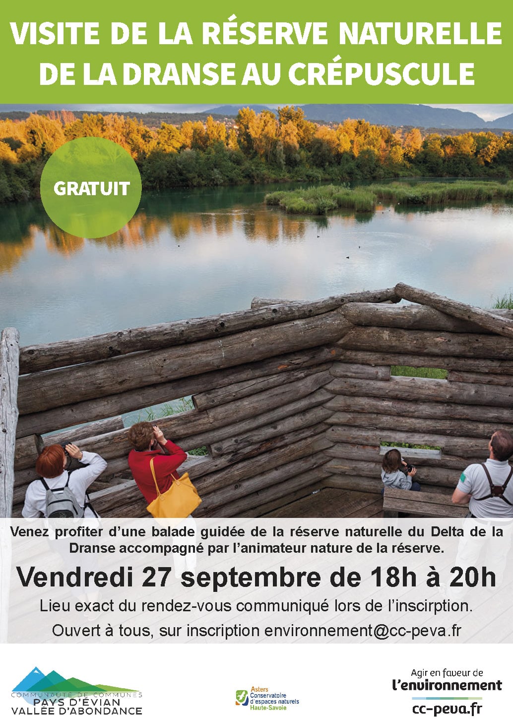 Visites du delta de la Dranse - Ville de Publier