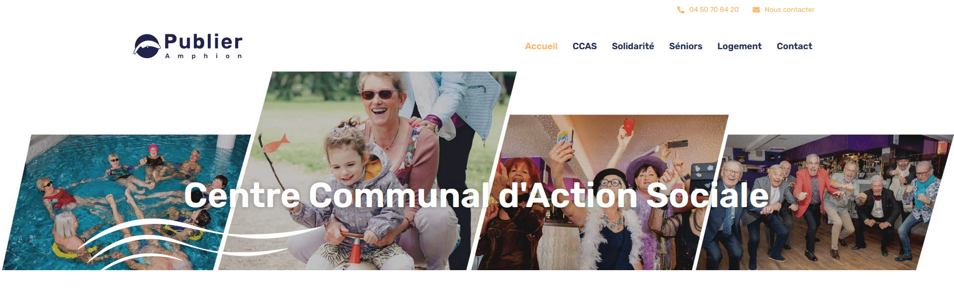 Un nouveau site pour le CCAS - Ville de Publier